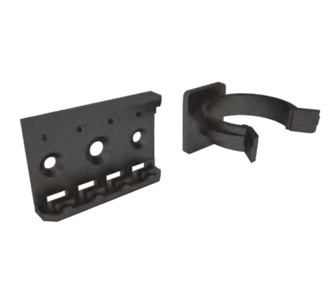 Clips plinta PVC - picior bucatarii PLS. Negru - Feroni Mob